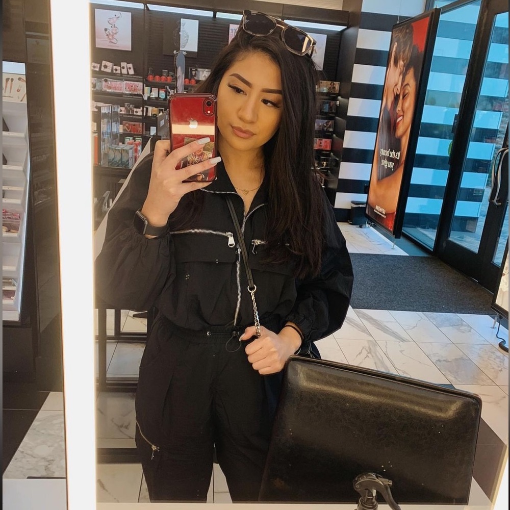 Zara Matching Nylon Tracksuit - Gem